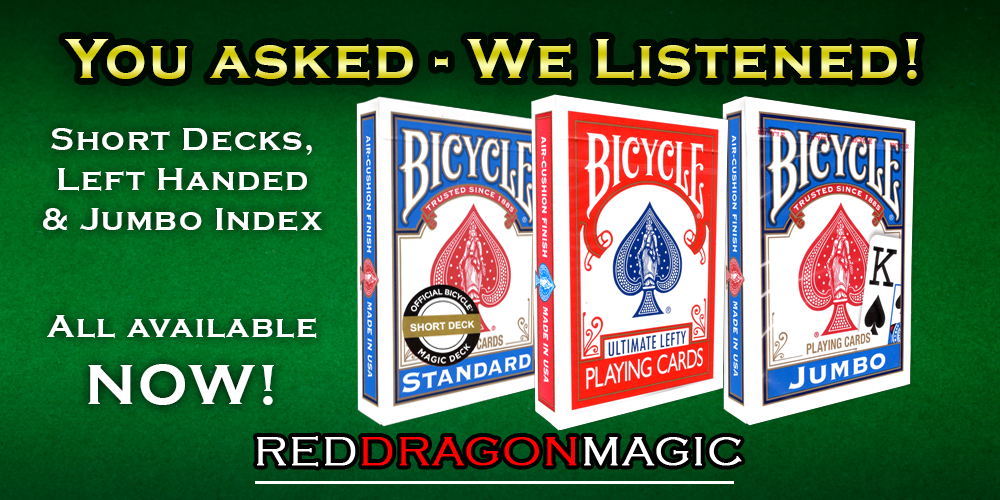 You Asked, We Listened - Three new card decks added. – Red Dragon Magic