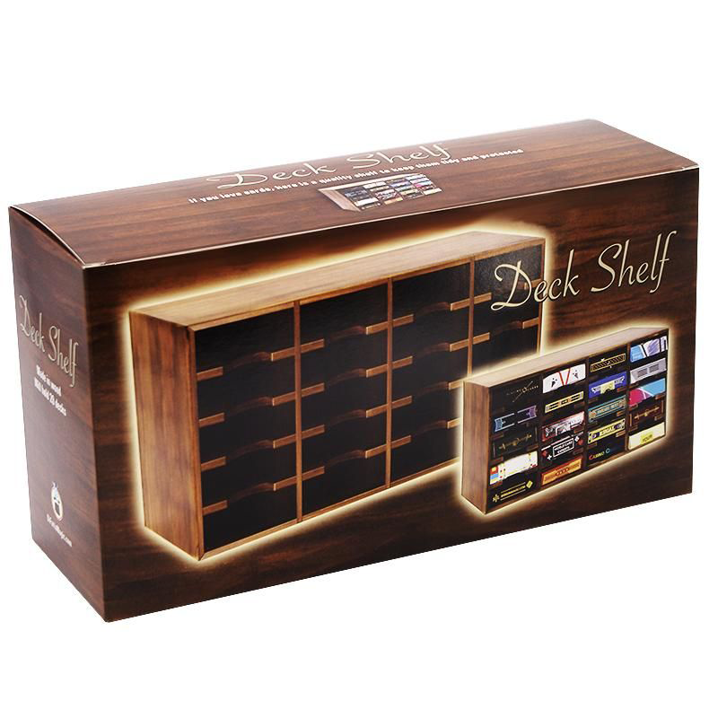 Wooden Card Deck Storage Shelf – Red Dragon Magic